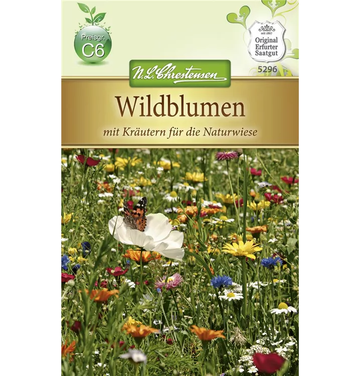 Wildblumen-Kräuter-Wiese-Samen, Wildblumen - 1A Garten Ammer
